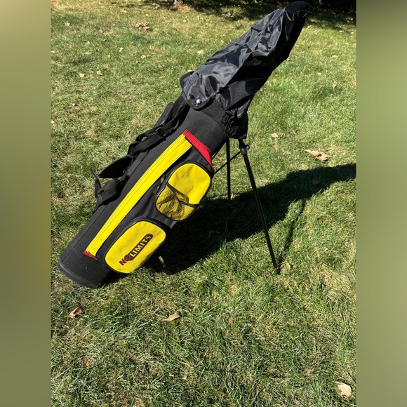 Other | Golf No Limits Youth Golf Bag Black Yellow And Red | Poshmark